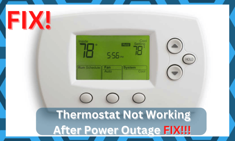 7 Ways To Fix Thermostat Not Working After Power Outage - DIY Smart ...