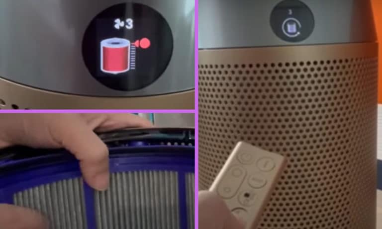 How to Fix Dyson Air Purifier Flashing Red Filter - DIY Smart Home Hub