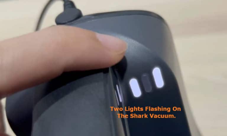 Shark Portable Vacuum Blinking 3 Times Then Stops
